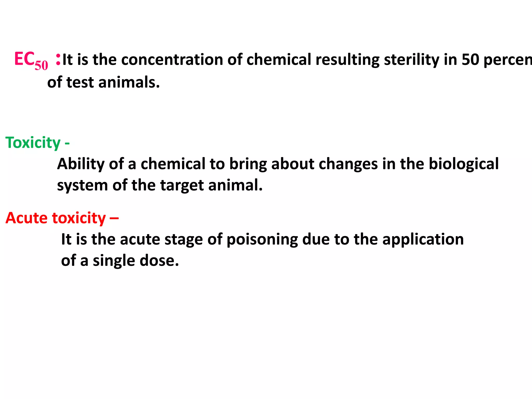 best ppt on principles of insect toxicology and evaluation of ...