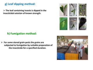 best ppt on principles of insect toxicology and evaluation of ...