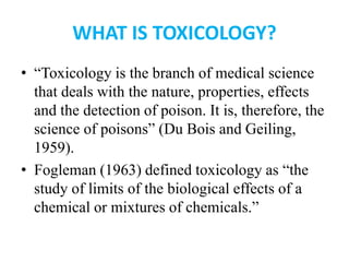 best ppt on principles of insect toxicology and evaluation of ...