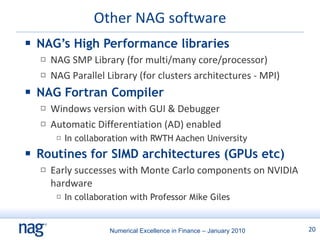 Nag software For Finance | PPT