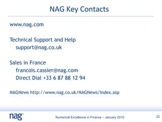 Nag software For Finance | PPT
