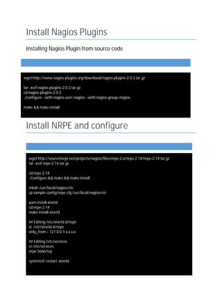 Install Nagios Core On CentOS 7 | PDF | Computer Software and Applications | Computing