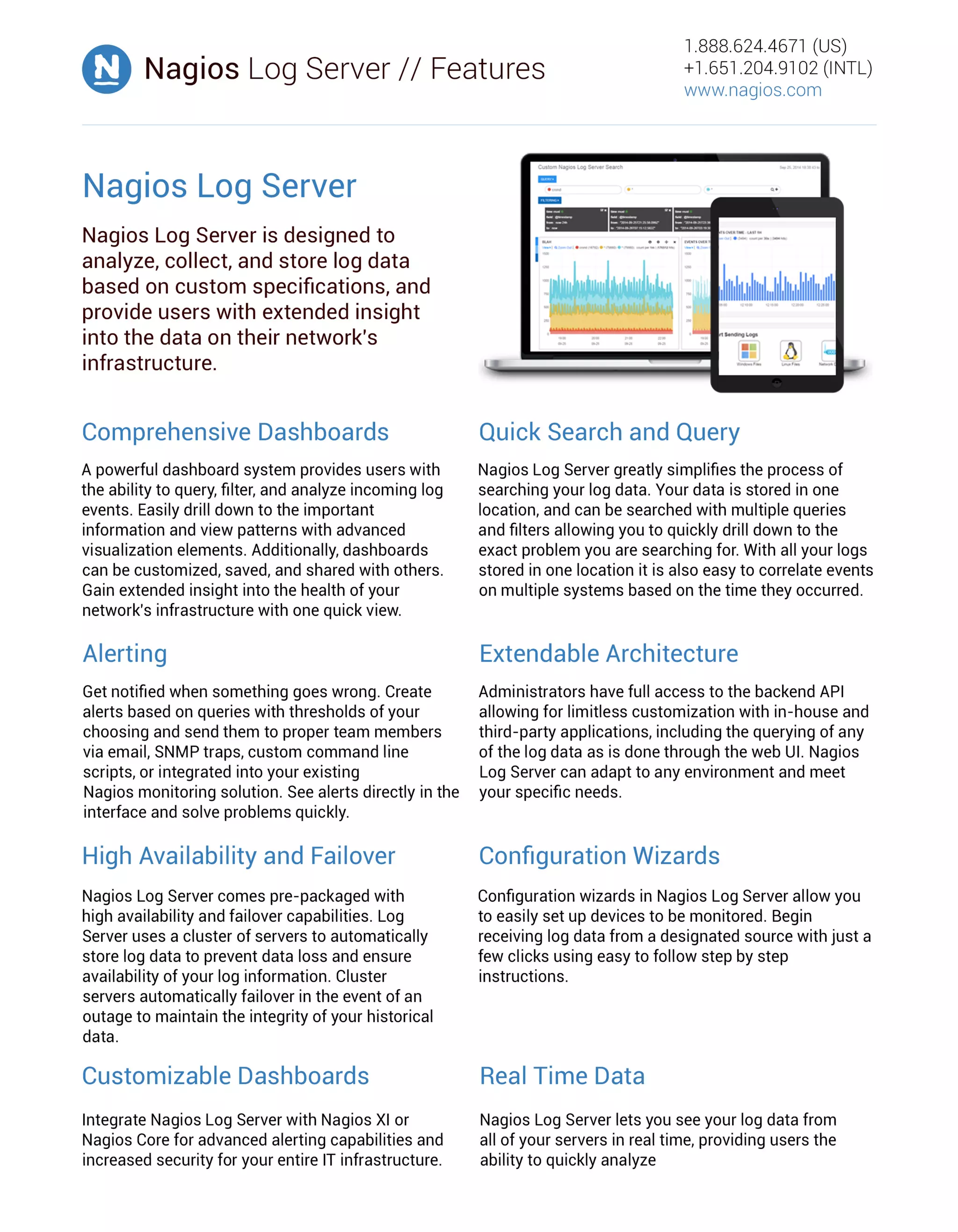 Nagios Log Server - Features | PDF
