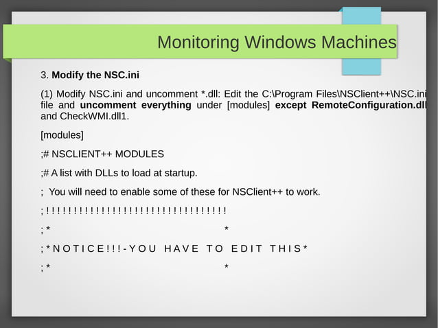 Learning Nagios module 1 | PPT