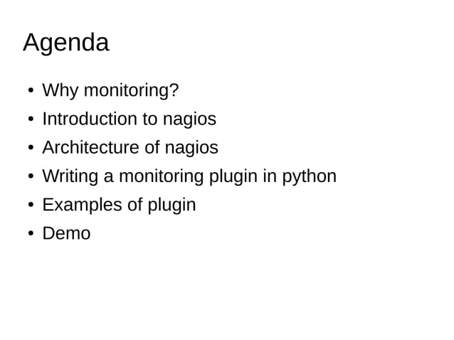 Nagios monitoring with_python_plugin | PDF | Programming Languages | Computing