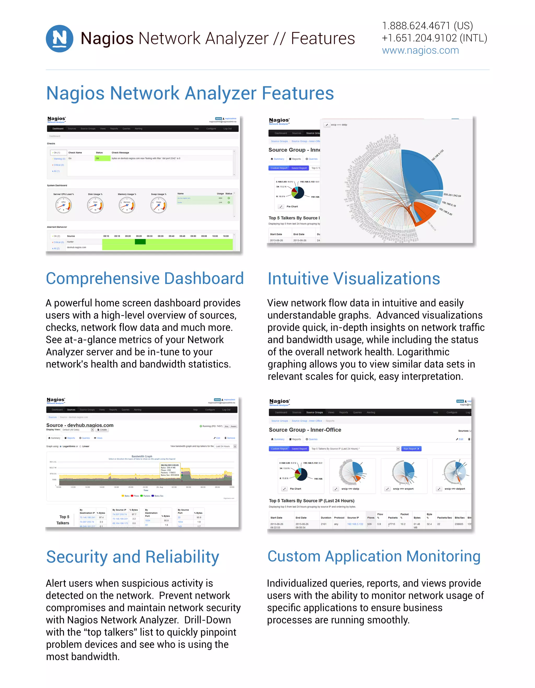 Nagios Network Analyzer - Features | PDF