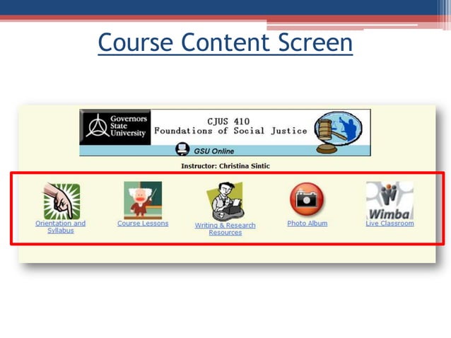 Navigating the course website | PPT