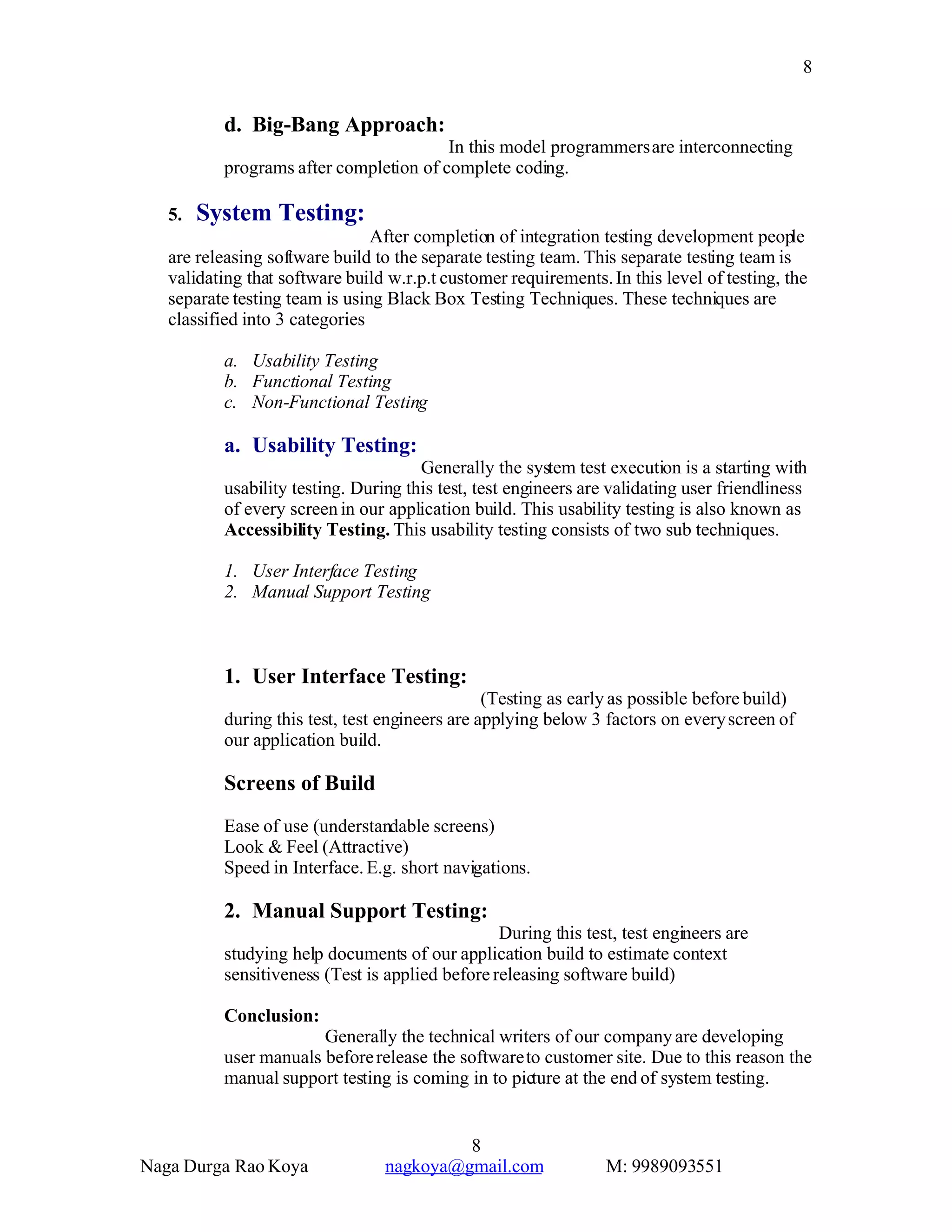 Manual Testing Notes | DOC