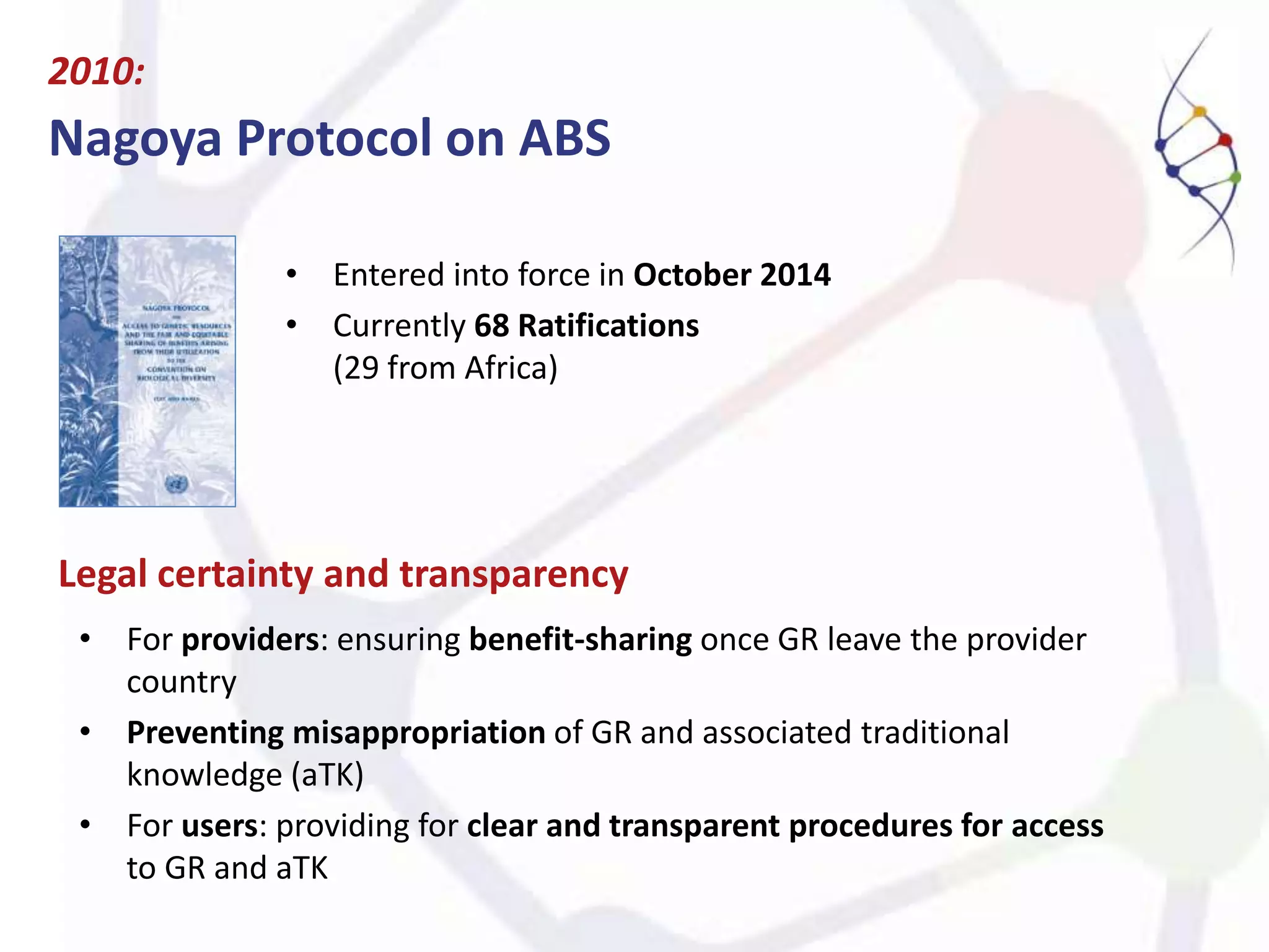 The Nagoya Protocol, Poverty Alleviation and Climate Change: Conceptual ...