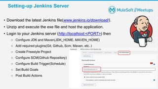 Nagpur Mulesoft Meetup on CICD using Jenkins | PPTX