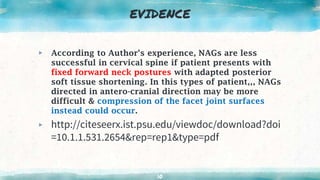 NAGs_Natural Apophyseal Glides The Mulligan Concept | PDF