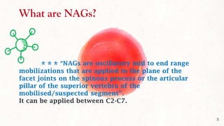 NAGs_Natural Apophyseal Glides The Mulligan Concept | PDF