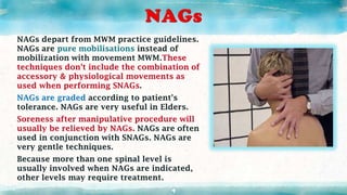 NAGs_Natural Apophyseal Glides The Mulligan Concept | PDF