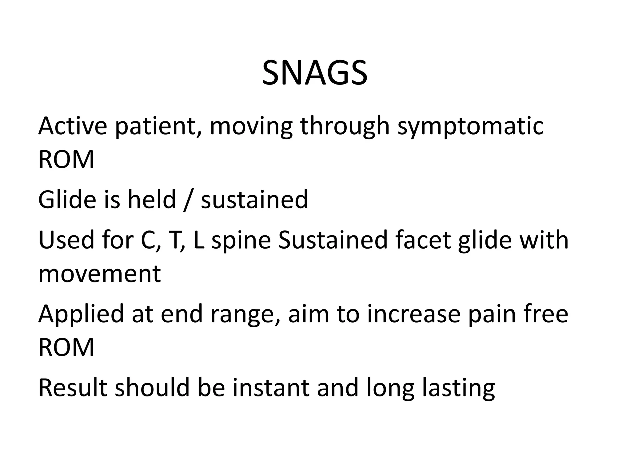 Nags and Snags.pptx | Physical Therapy | Wellness