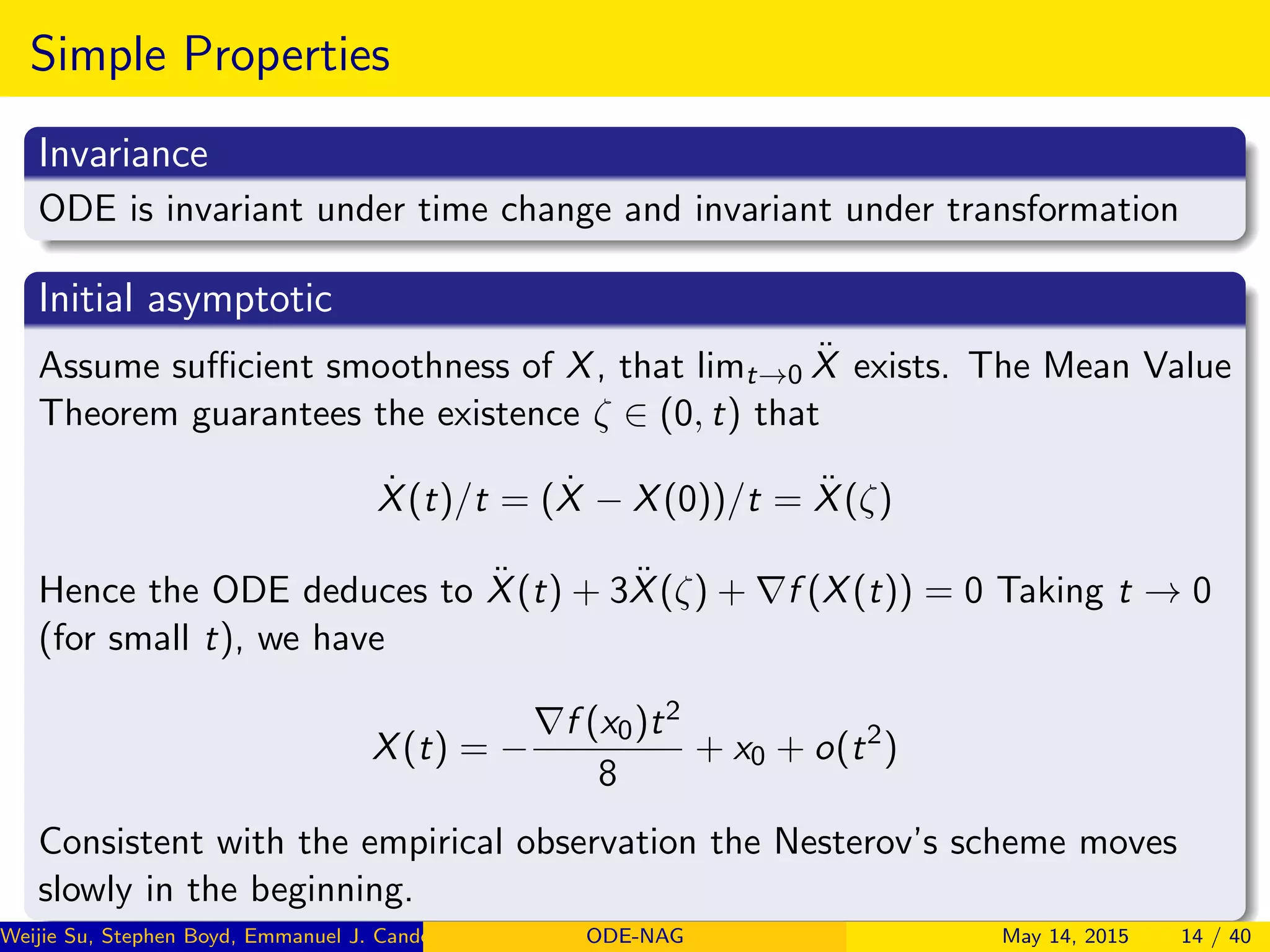 NIPS paper review 2014: A Differential Equation for Modeling Nesterov’s ...