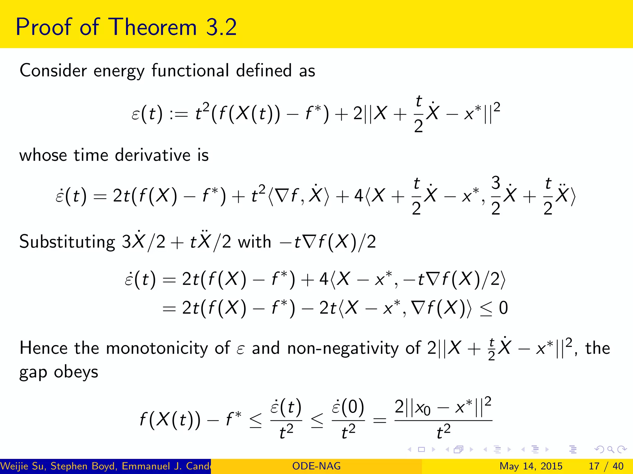 NIPS paper review 2014: A Differential Equation for Modeling Nesterov’s ...