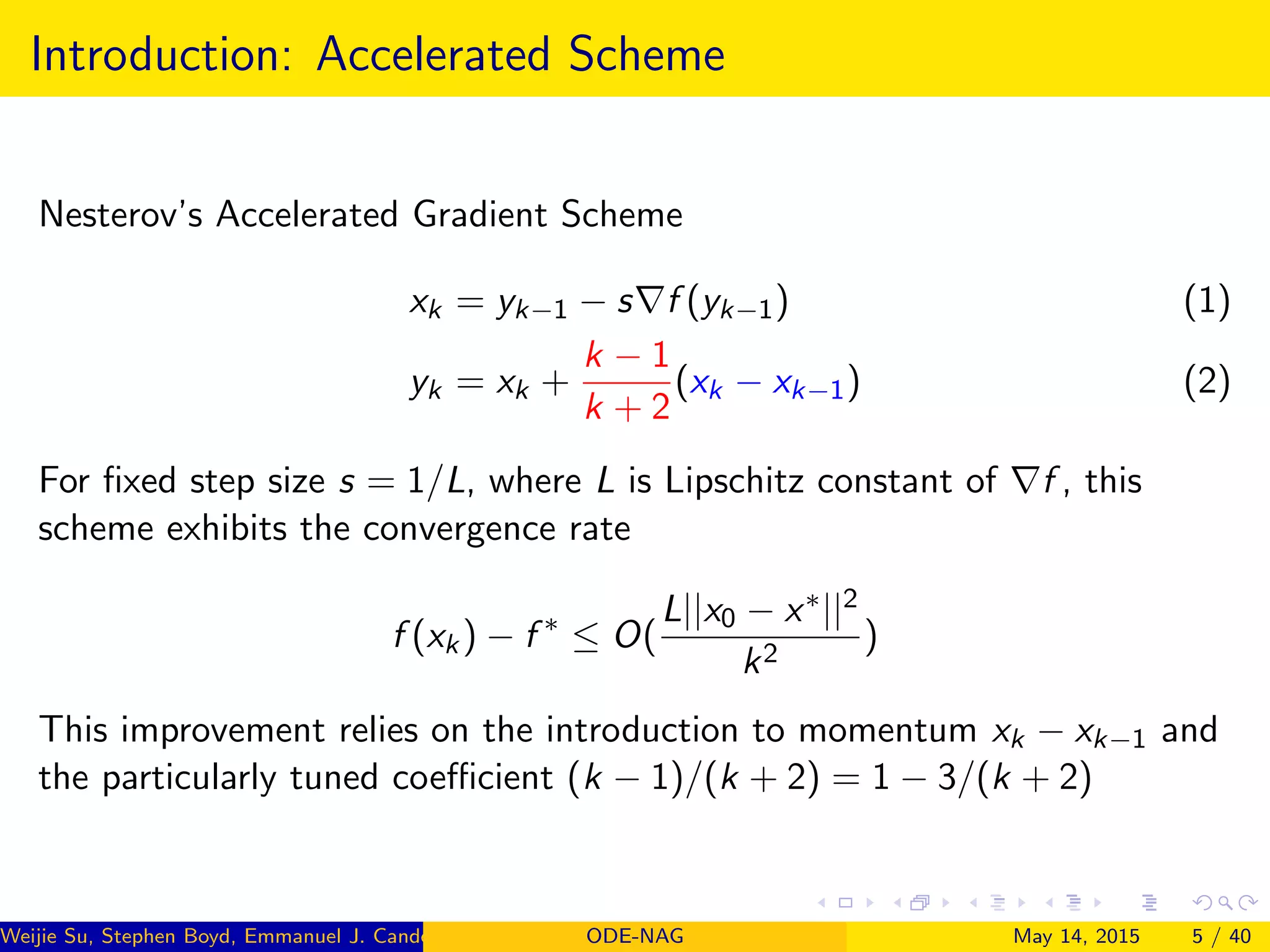 NIPS paper review 2014: A Differential Equation for Modeling Nesterov’s Accelerated Gradient ...