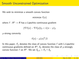 NIPS paper review 2014: A Differential Equation for Modeling Nesterov’s ...