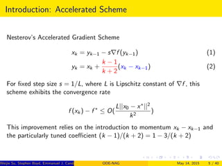 NIPS paper review 2014: A Differential Equation for Modeling Nesterov’s ...