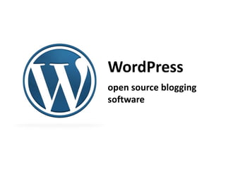 WordPress for Govt Blogs & Microsites | PPT