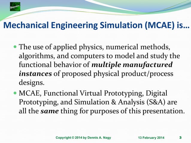 Engineering Simulation: Where we are and how we got here | PPT