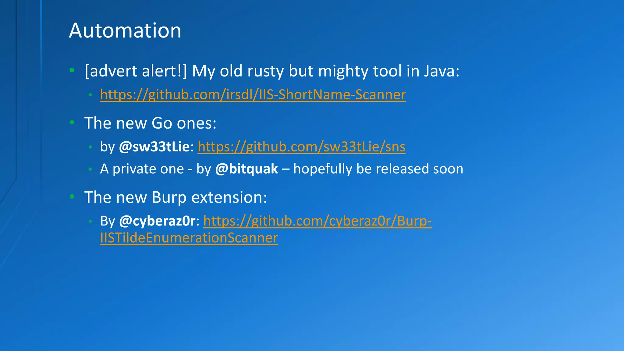 Going Beyond Microsoft IIS Short File Name Disclosure - NahamCon 2023 Edition | PPTX