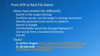 Going Beyond Microsoft IIS Short File Name Disclosure - NahamCon 2023 ...