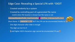 Going Beyond Microsoft IIS Short File Name Disclosure - NahamCon 2023 ...