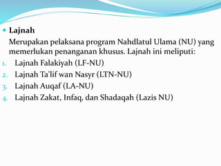 Nahdlatul ulama | PPTX