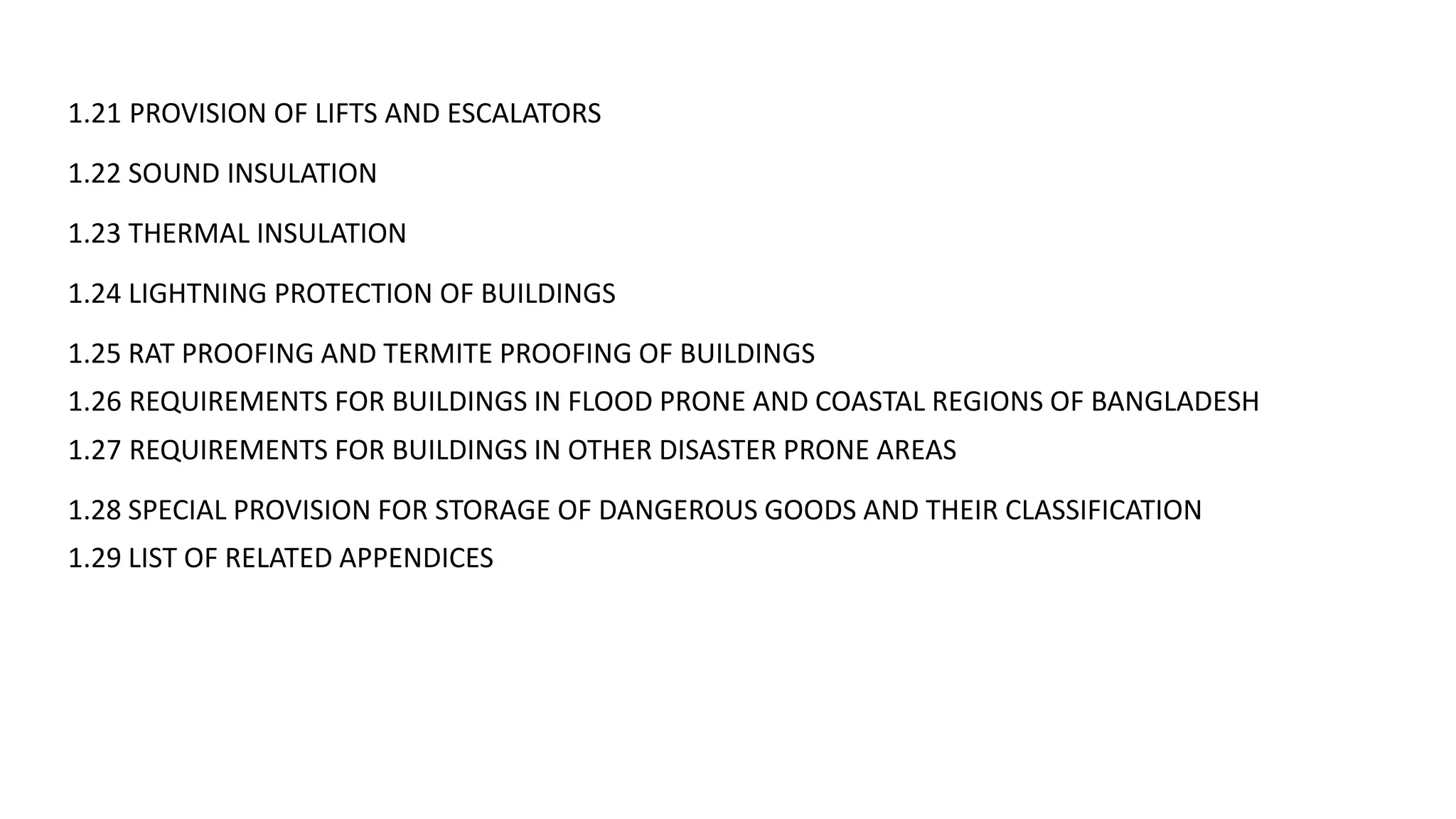 Presentation on Bangladesh National Building Code 2020 PART 3 | PPTX