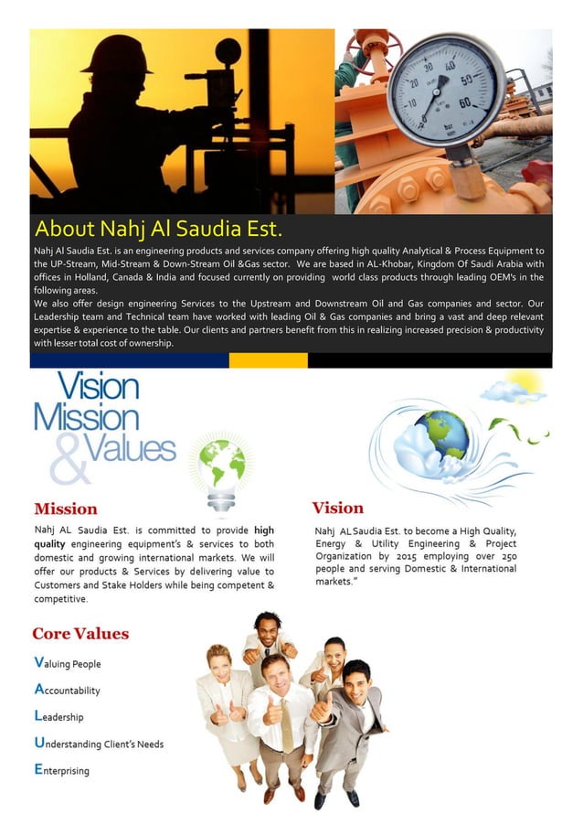 Nahj Al Saudia Representation Brochure August2012 | PDF