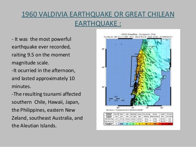 1960 VALDIVIA EARTHQUAKE, NAHLA CHETIBI