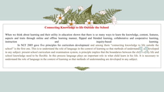 Nai-Talim: Connecting Knowledge to life Outside the School | PPTX