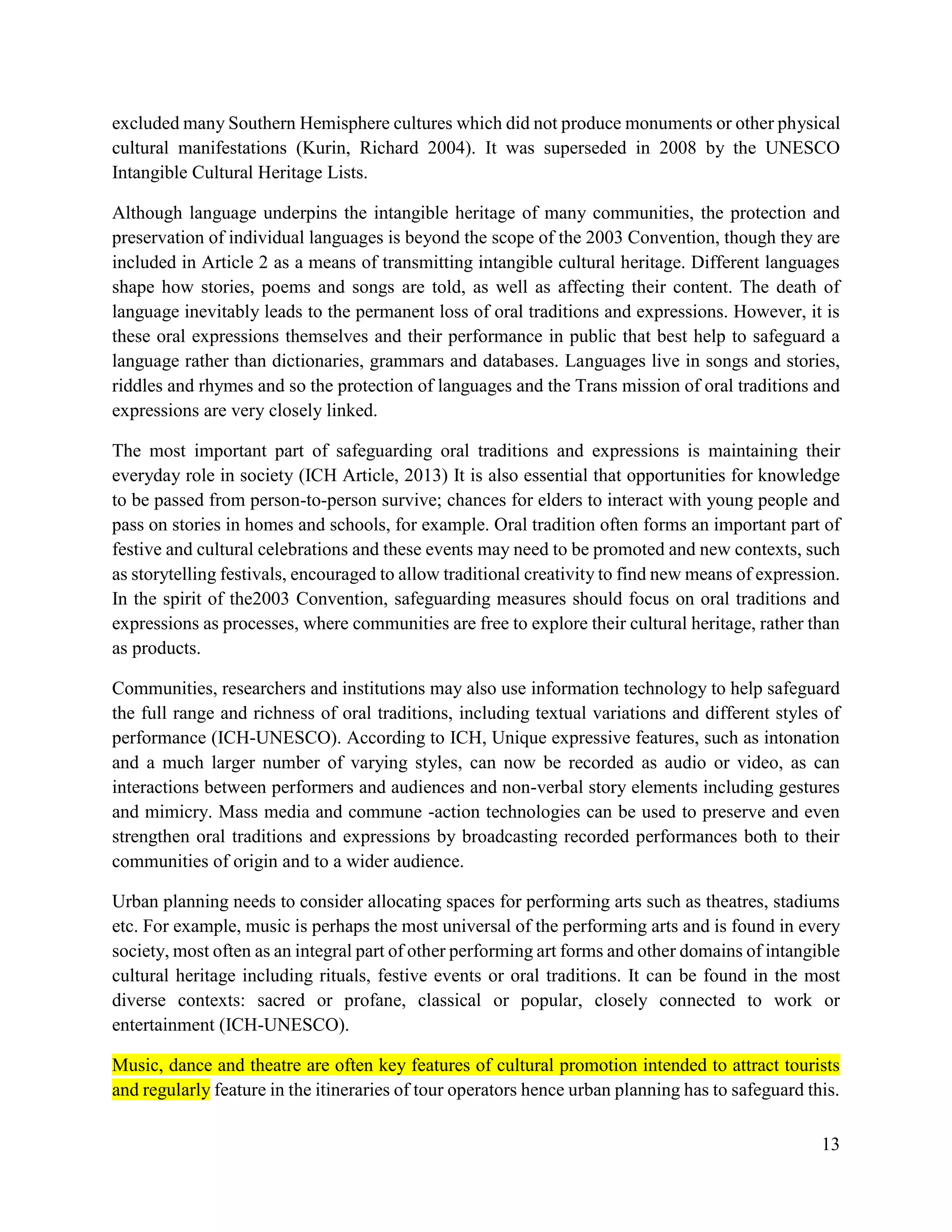 CULTURE AND SUSTAINABLE DEVELOPMENT | PDF
