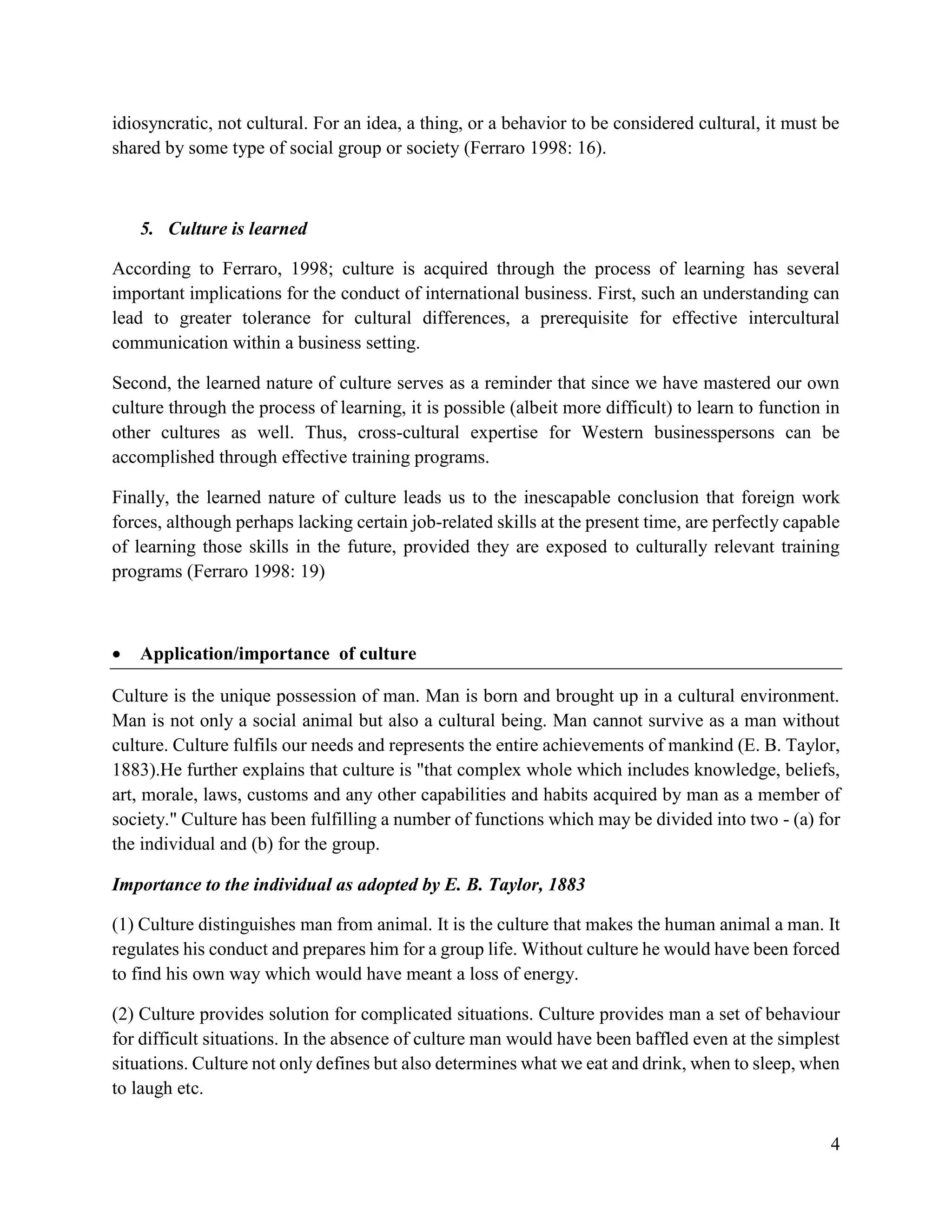 CULTURE AND SUSTAINABLE DEVELOPMENT | PDF