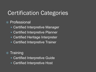 Intensivdagarna Nai certification lisa brochu | PPT