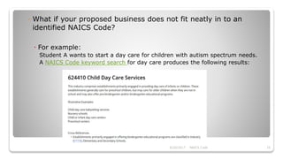 NAICS Code Identification | PPTX