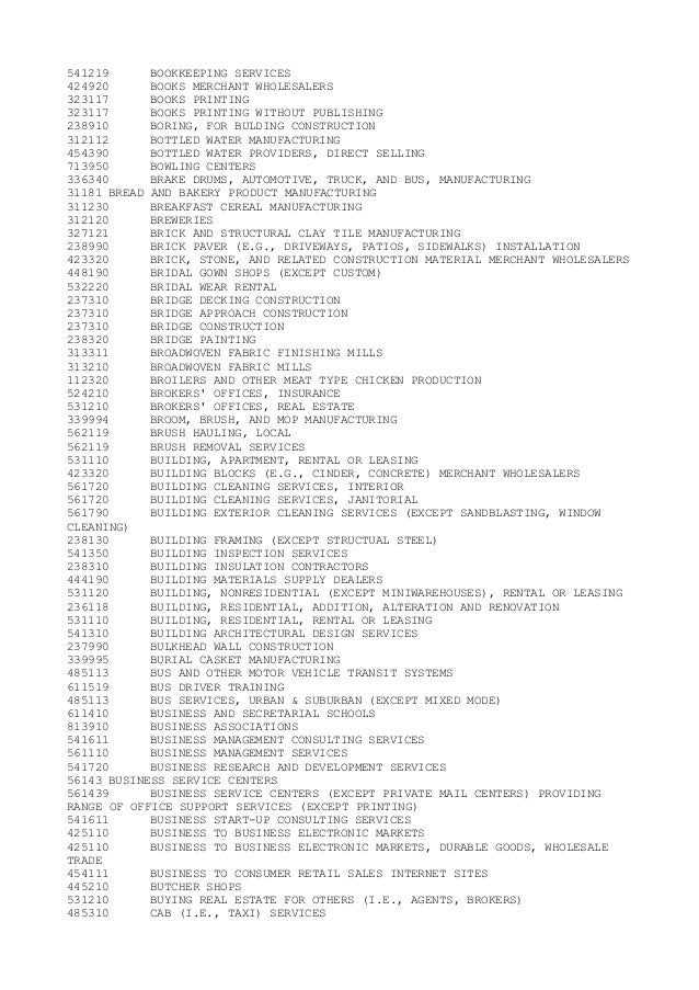 Naics Codes naics-codes