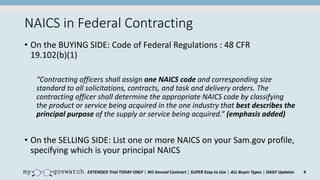 SPONSORED CONTENT: NAICS Codes And Identifying Bids | PPTX | Legal ...