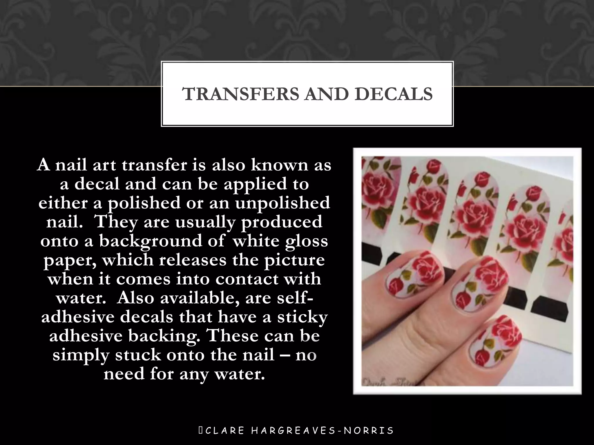 Nail art polish secures | PPTX