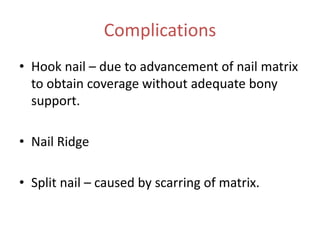 Nail bed injury | PPTX | Death, Injury, or Military Conflict ...