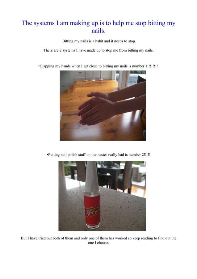Nail bitting | ODT