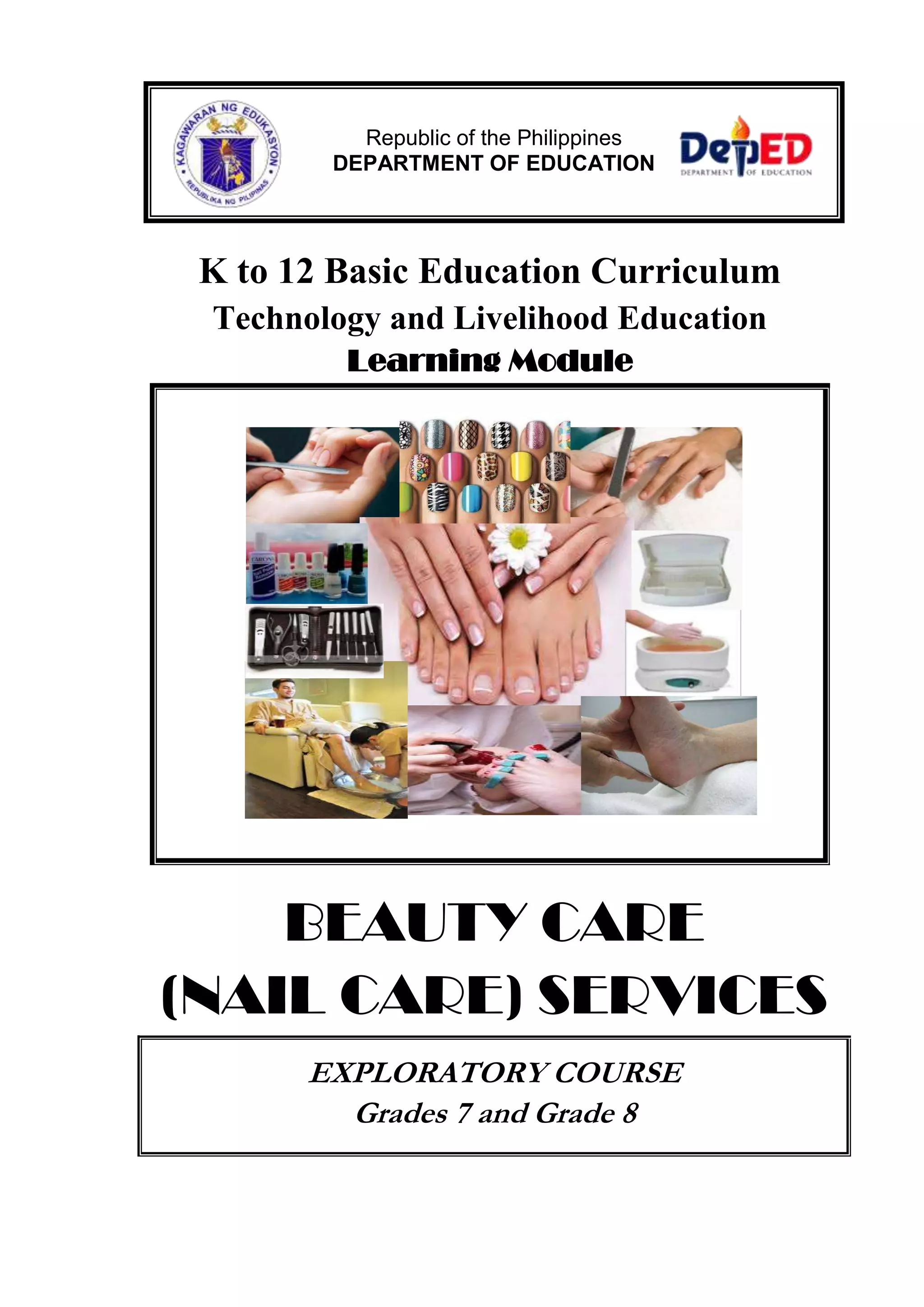 Nail Care Learning Module K-12 | PDF