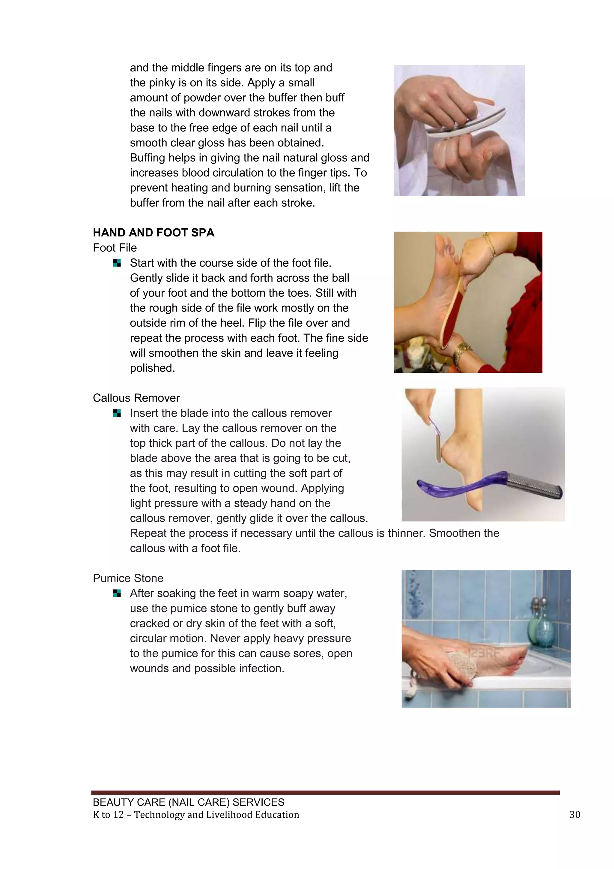 Nail Care Learning Module K-12 | PDF