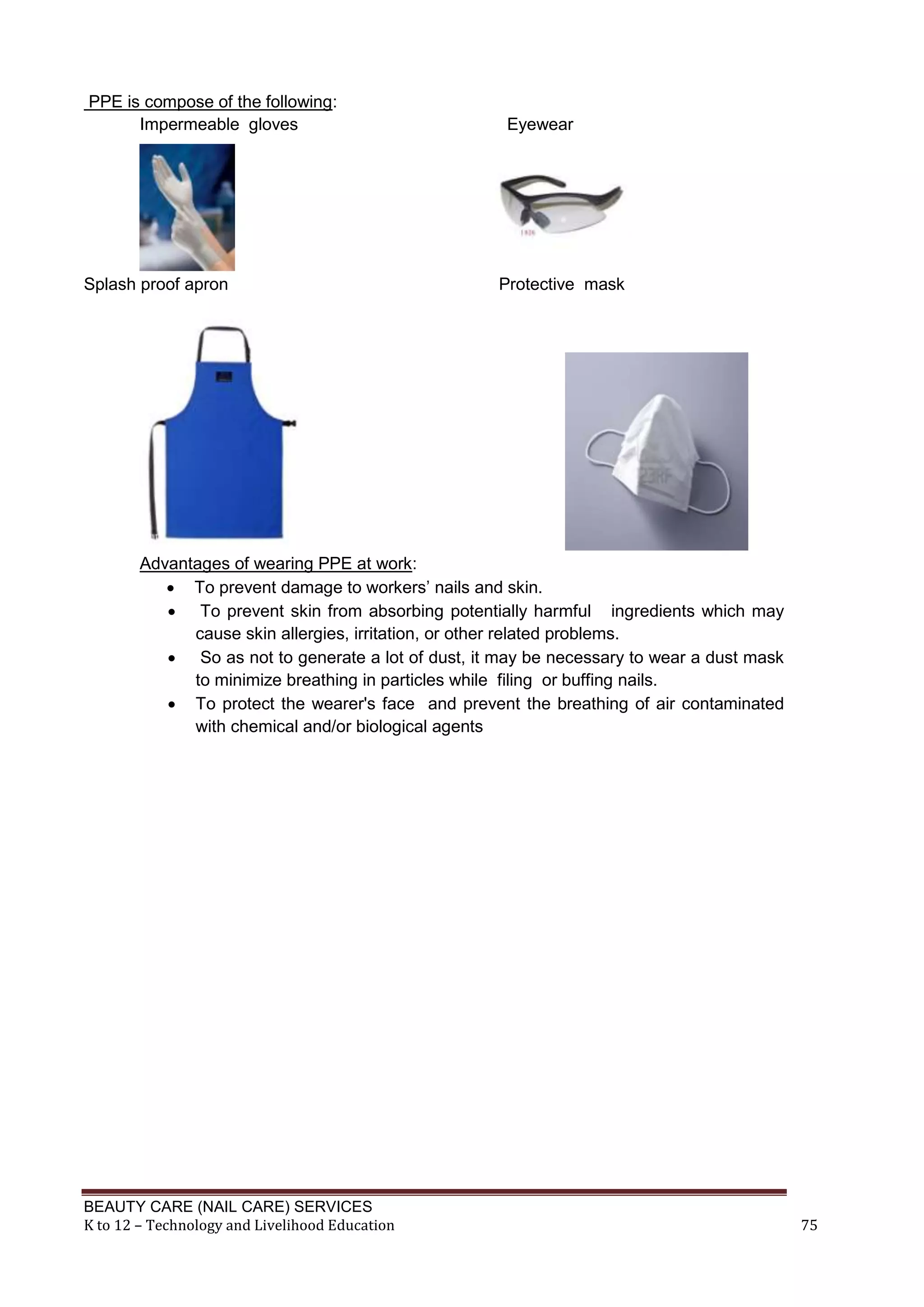 Nail Care Learning Module K-12 | PDF