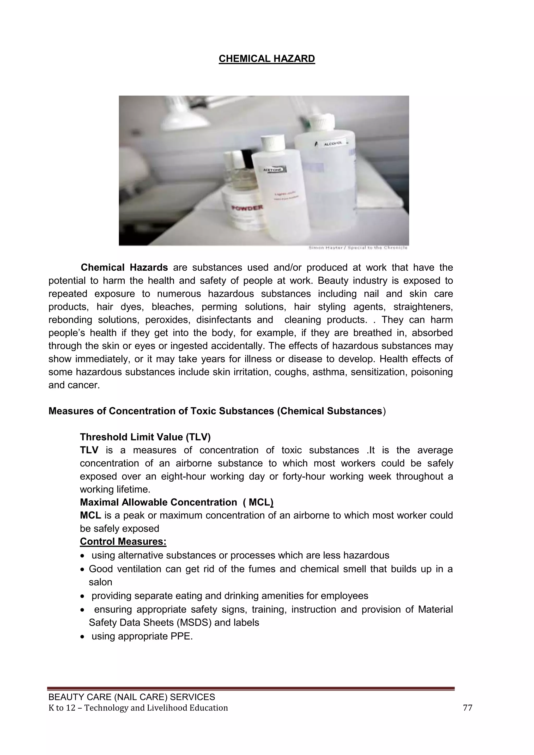 Nail Care Learning Module K-12 | PDF