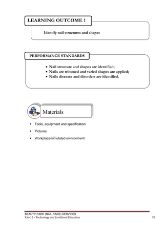 Nail Care Learning Module K-12 | PDF
