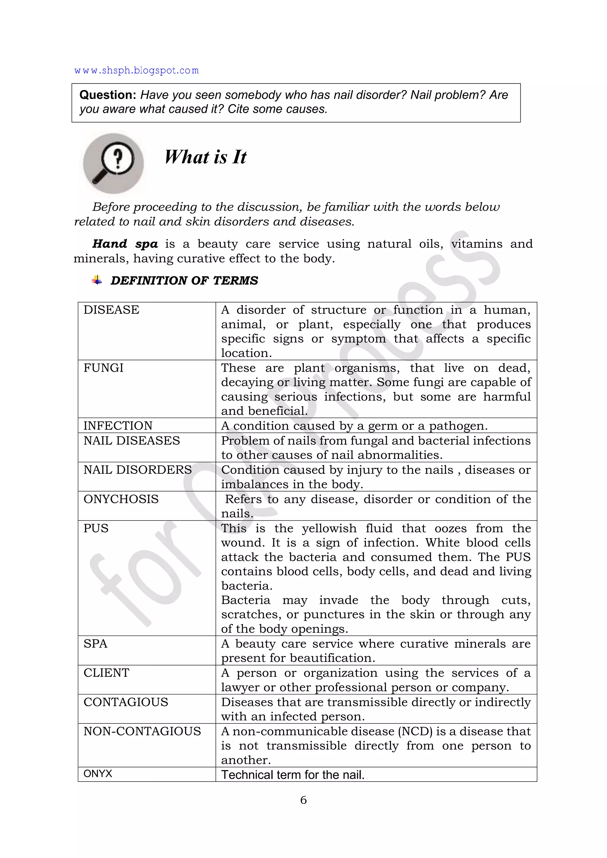 Nail Care Module 1.pdf | Nail Care | Beauty