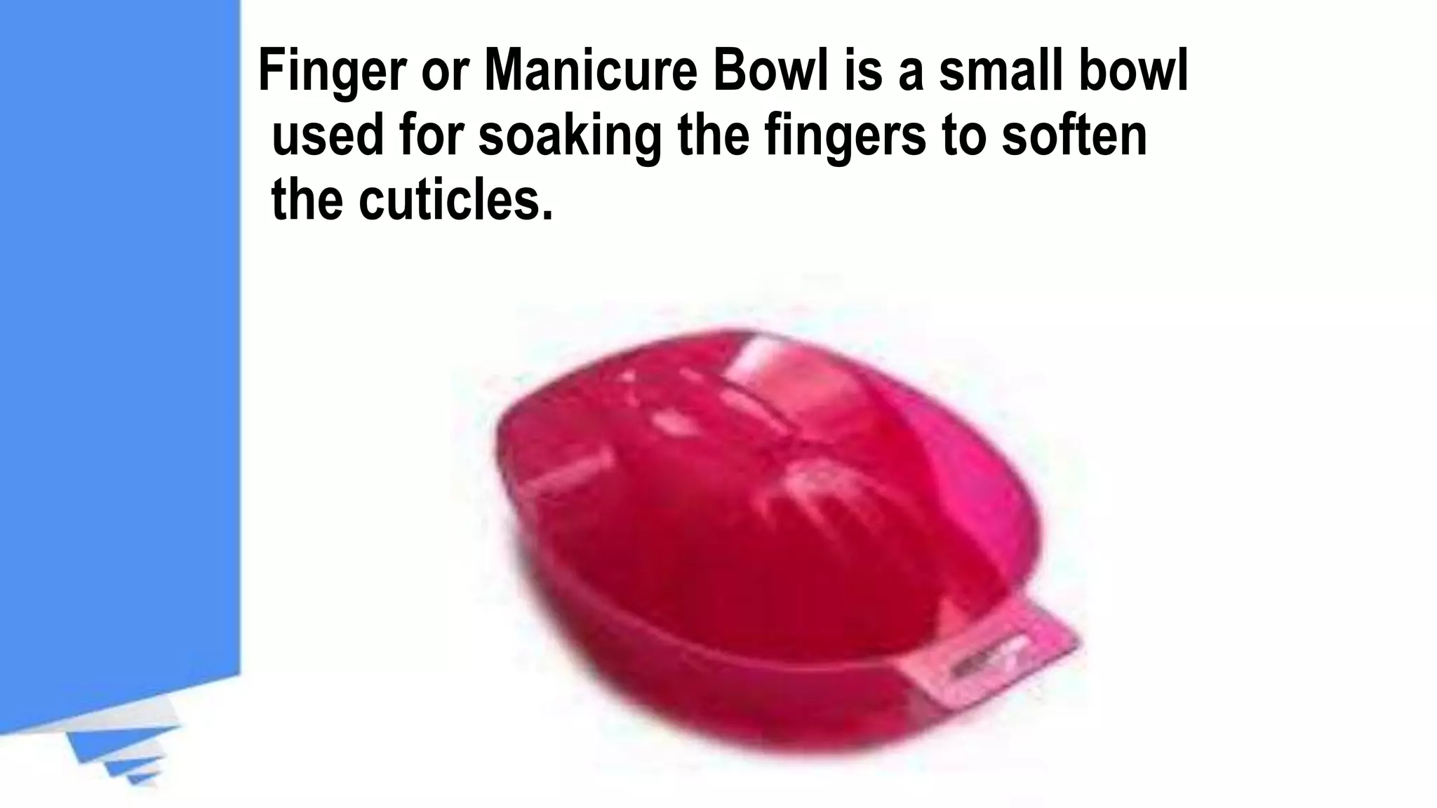 NAIL CARE SERVICES TOOLS, MATERIALS, AND EQUIPMENTS | PPTX