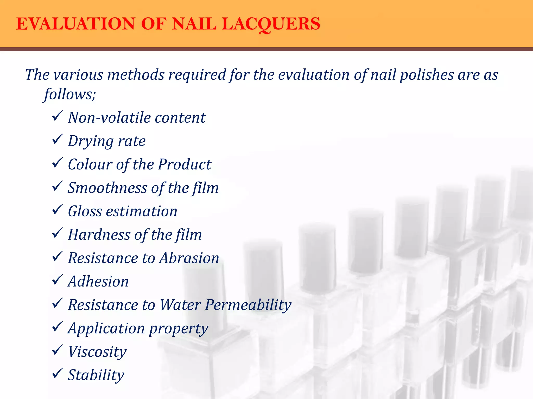 Nail cosmetics | PPT